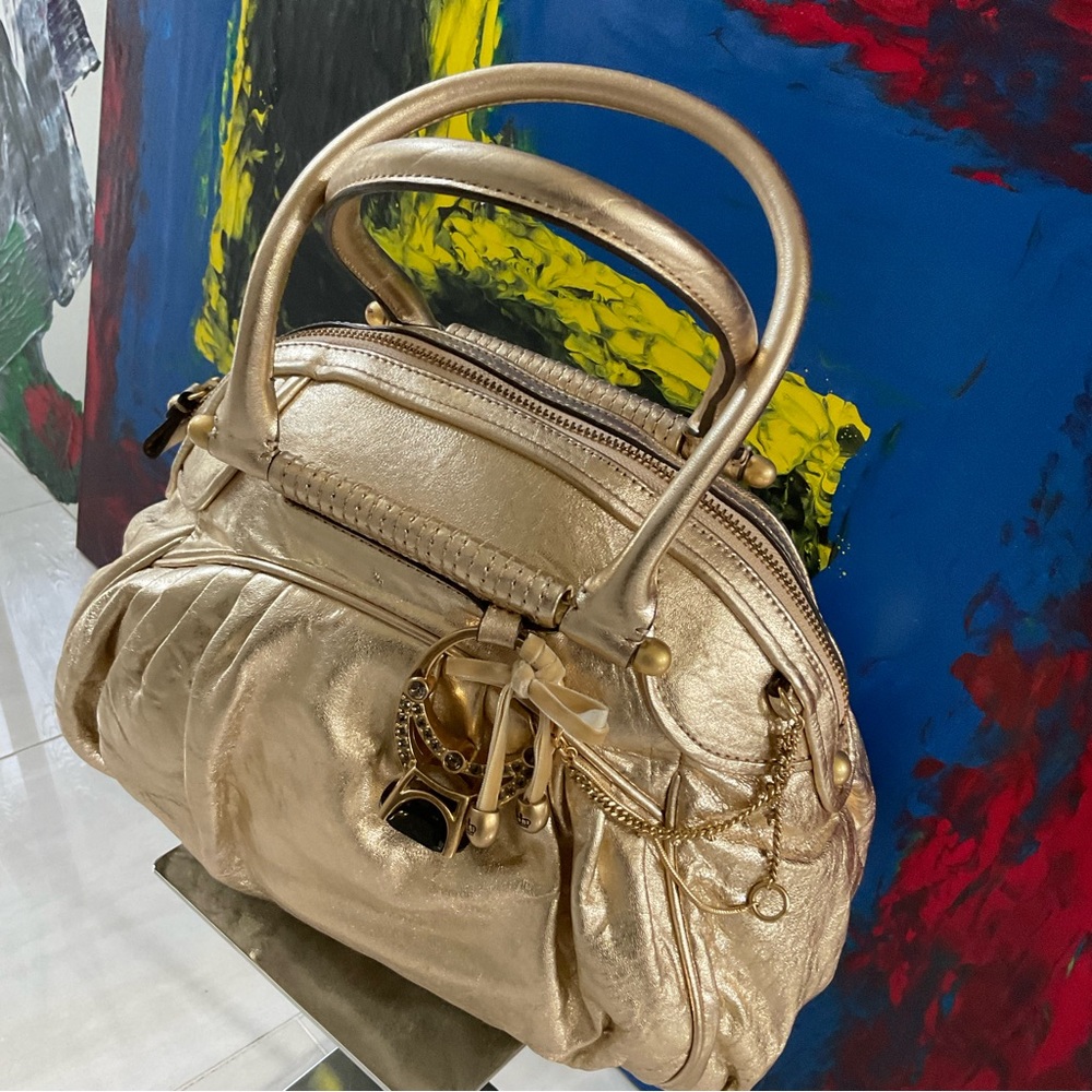 Juicy Couture Gold Top Handle Bag - Gem